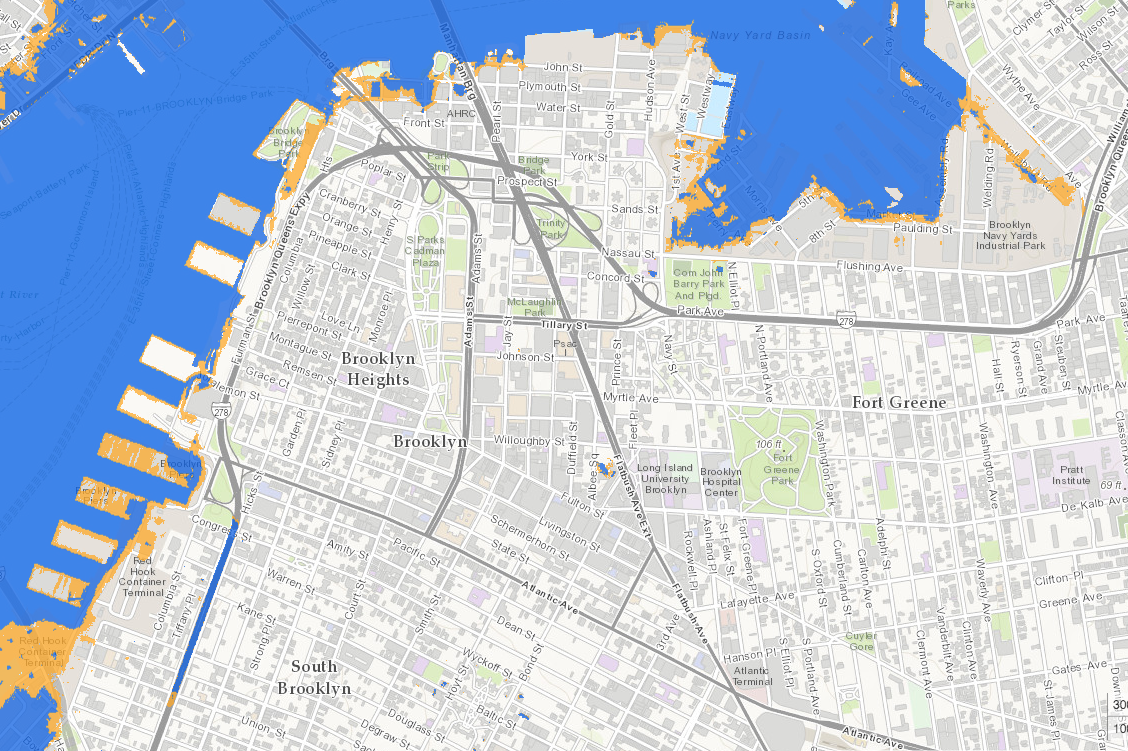 NYC Sea Level Map: State Adopts Official Climate-Change Predictions ...