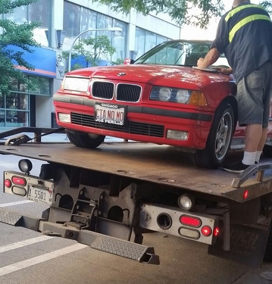 I always get a chuckle from this license plate in my neighborhood. : r ...