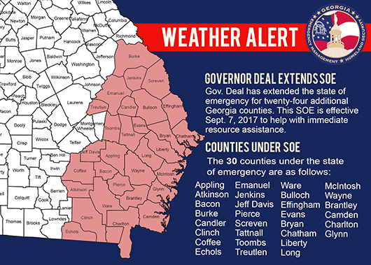 Southeast Georgia Evacuations Ordered, Red Cross Shelter Locations ...